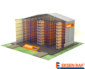 Exterior Cladding Racking Systems | Eksen Raf | Raf ve Depolama Sistemleri